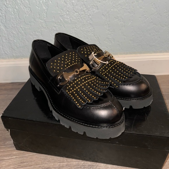 Shoes | Genuine Leather Made In Italy Chunky Loafers | Poshmark